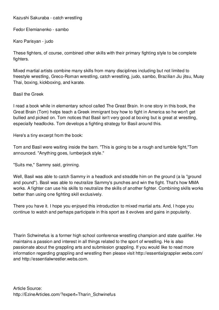 An introduction to MMA