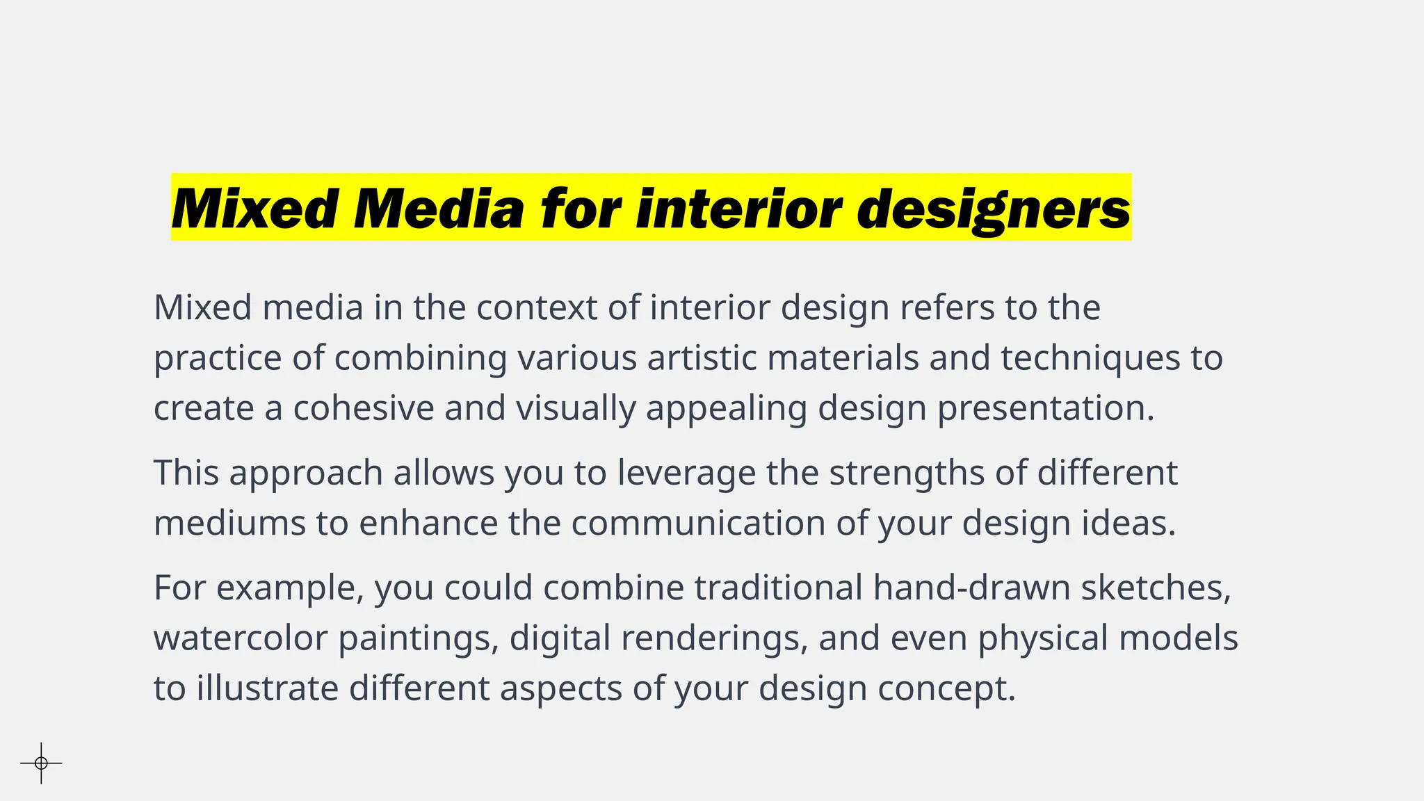 Mixed Media and Multi Media in Design and Architecture | PPTX