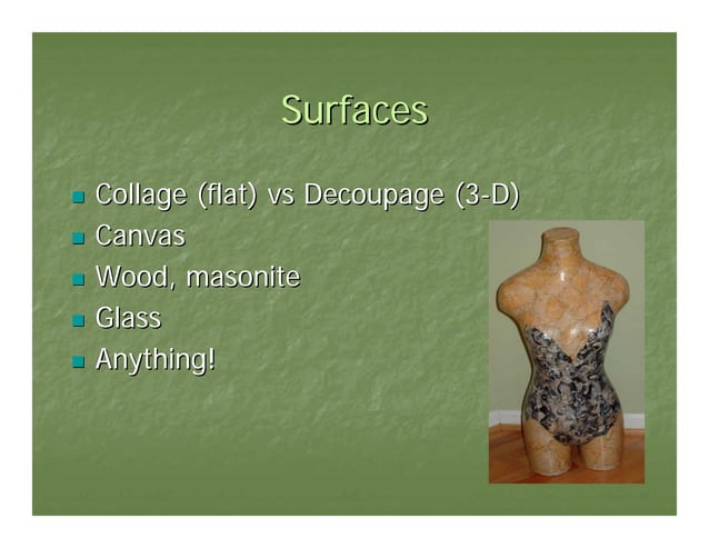 Collage Overview | PDF