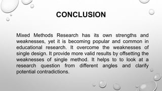 Mixed Method Research | PPTX