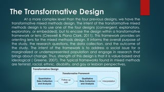 Mixed Method Designs in Research for grade 12 | PPT