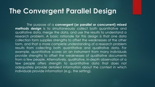 Mixed Method Designs in Research for grade 12 | PPT