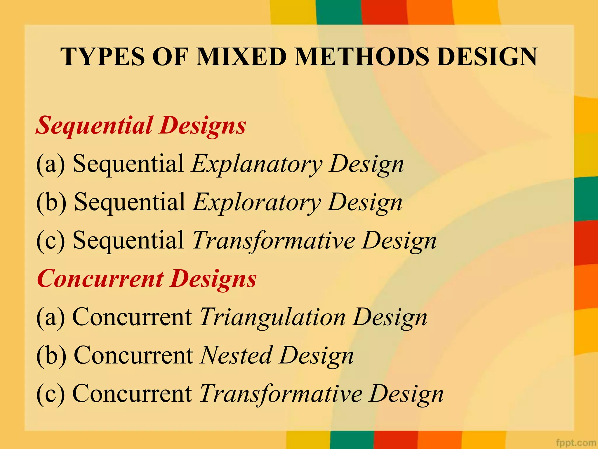 Mixed method research | PPTX