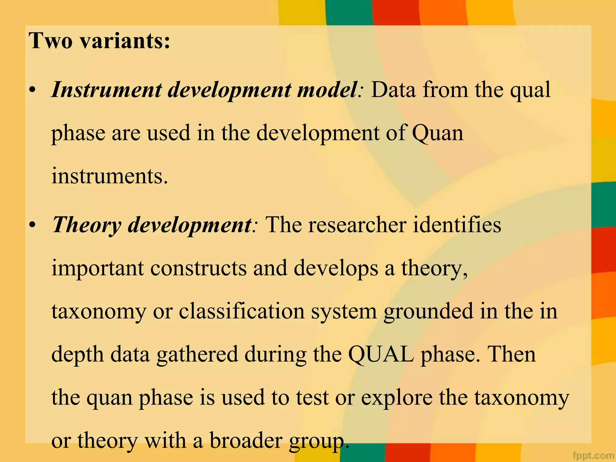 Mixed method research | PPTX