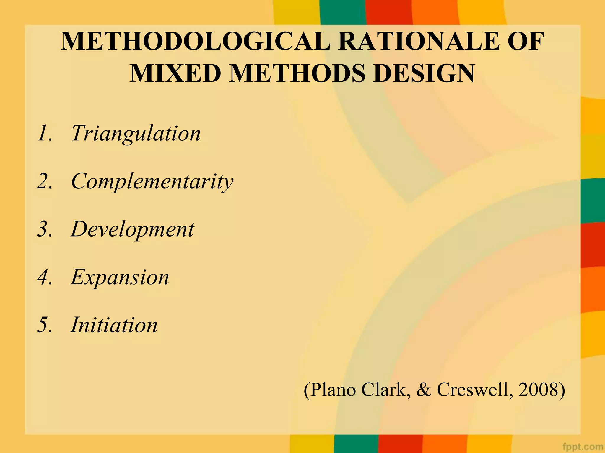 Mixed method research | PPTX
