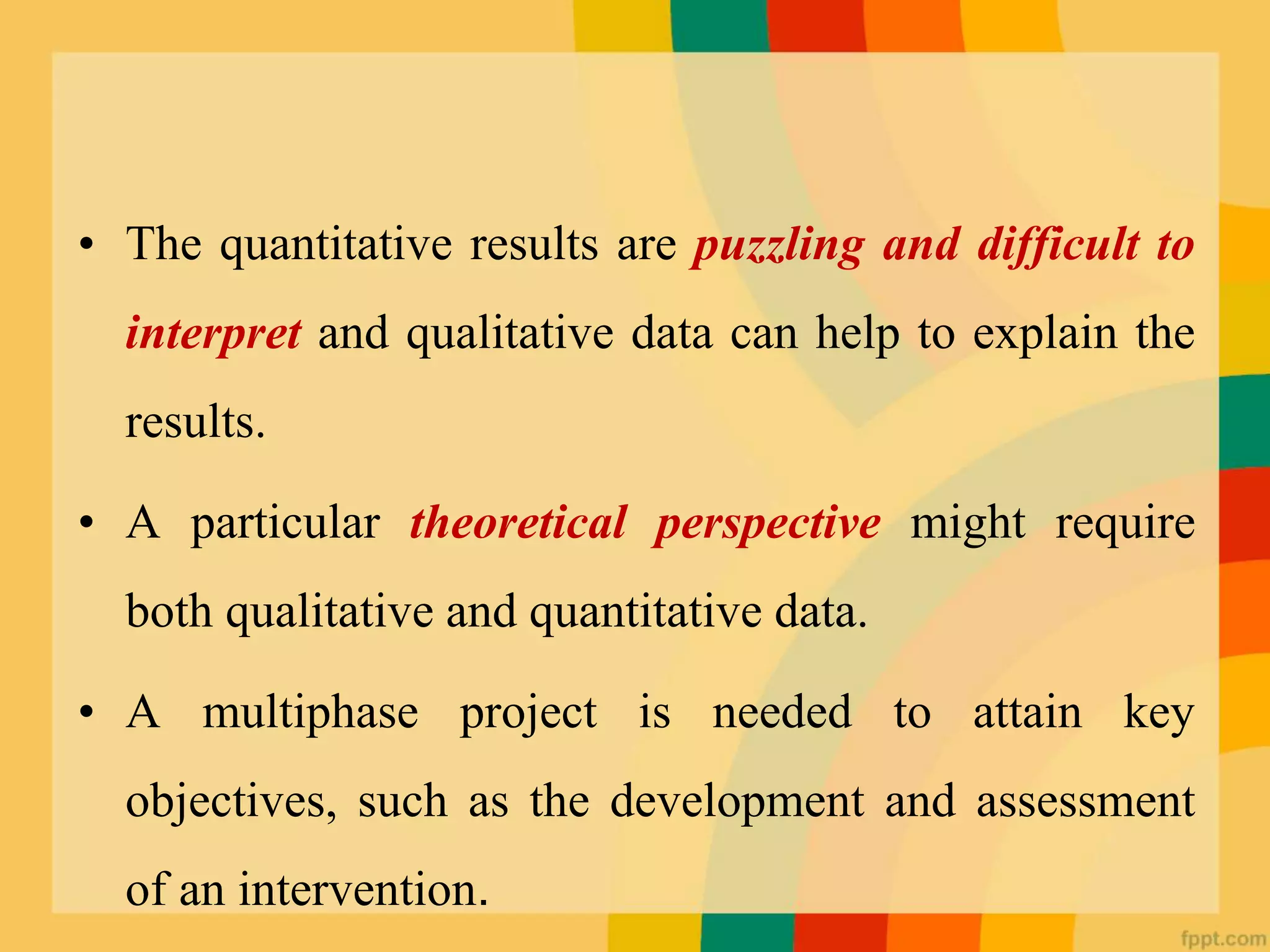 Mixed method research | PPTX