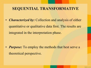 Mixed method research | PPTX