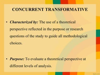 Mixed method research | PPTX