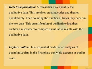 Mixed method research | PPTX