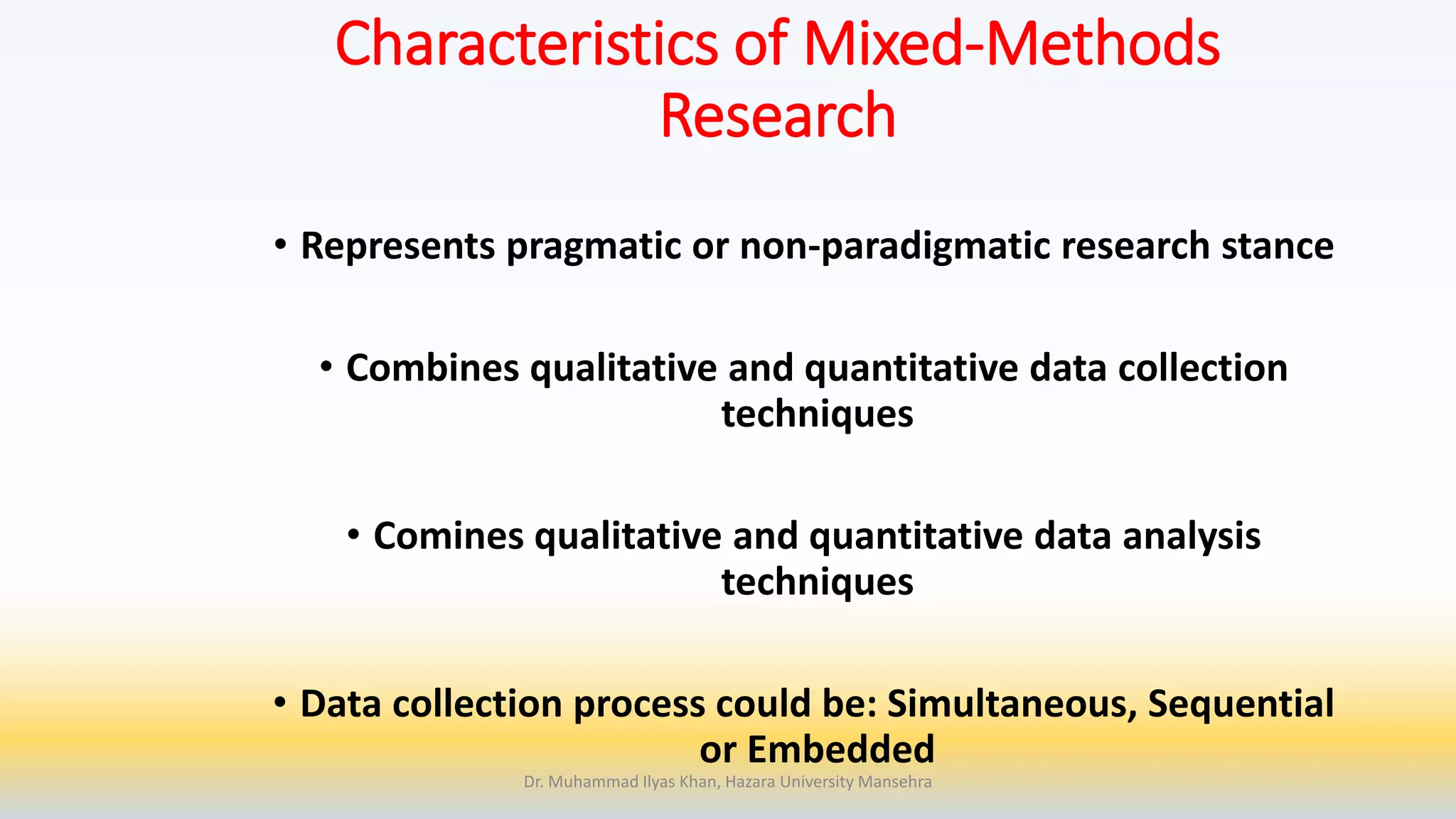 Mixed method research design | PPT Mixed method research design | PPT