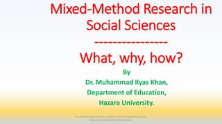 Mixed method research design | PPTX