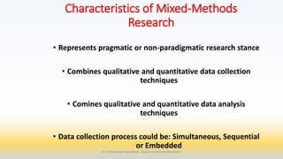 Mixed method research design | PPTX
