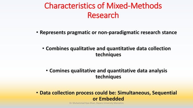 Mixed method research design | PPTX