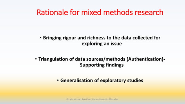 Mixed method research design | PPTX