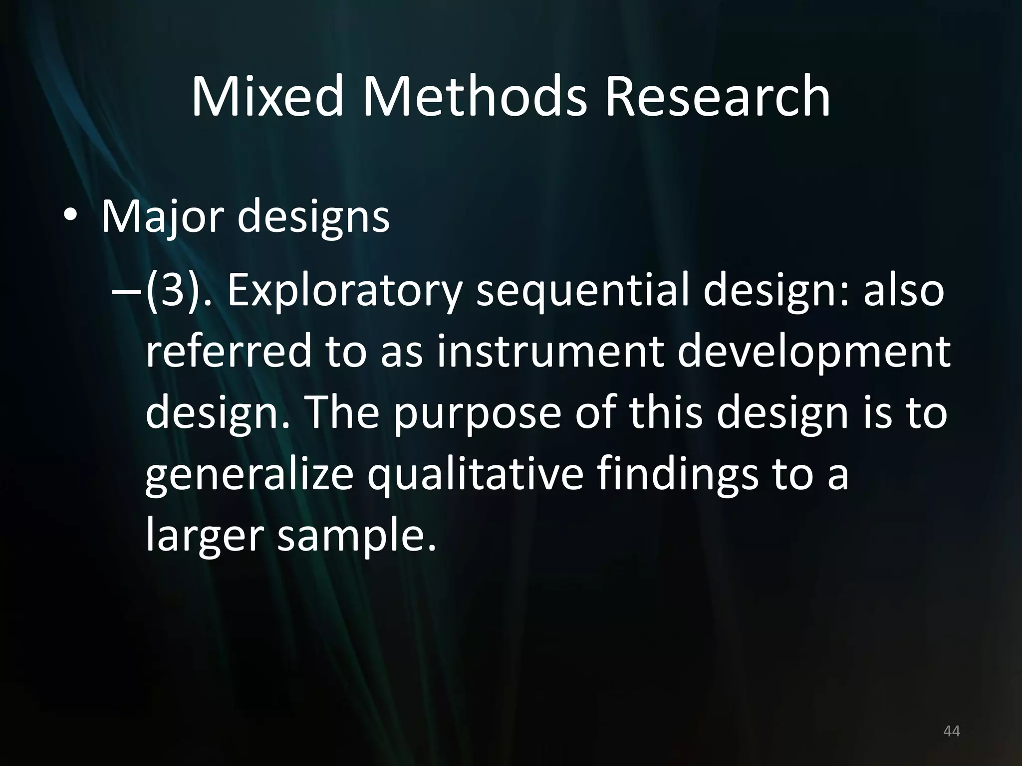 Mixed methods | PDF | Education