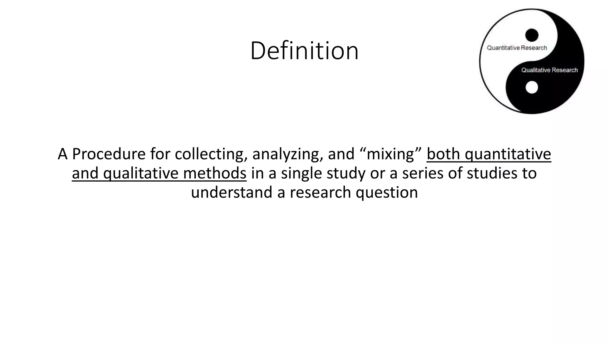 Mixed Methods Research Designs | PPTX