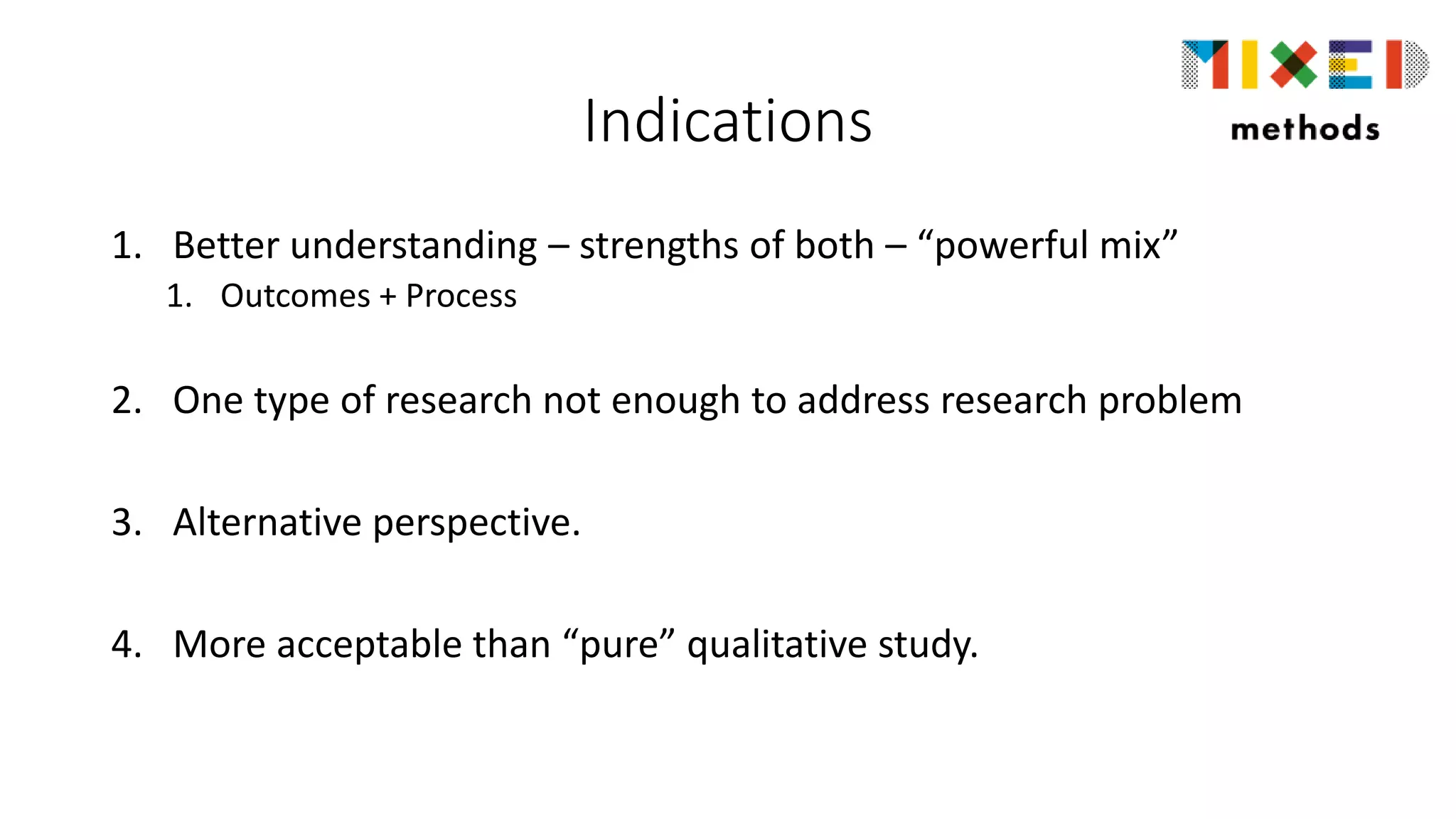 Mixed Methods Research Designs | PPTX