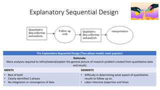Mixed Methods Research Designs | PPTX