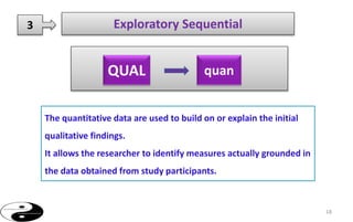Mixed methods research in Education pptx | PPTX