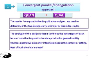 Mixed methods research in Education pptx | PPTX