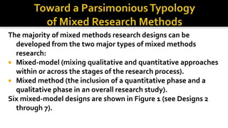 Mixed methods research. newpptx | PPTX