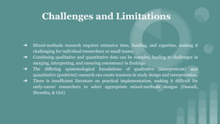 Mixed Methods Research: Combining Qualitative & Quantitative Approaches ...