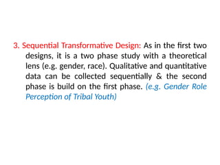 Designing Mixed Methods Research Design. | PPTX