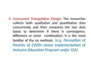 Designing Mixed Methods Research Design. | PPTX