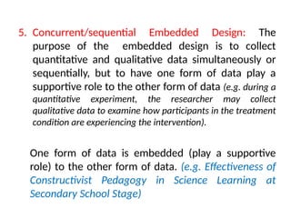 Designing Mixed Methods Research Design. | PPTX
