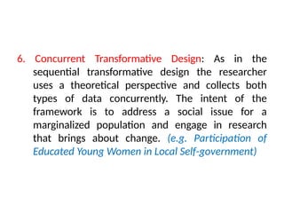 Designing Mixed Methods Research Design. | PPTX