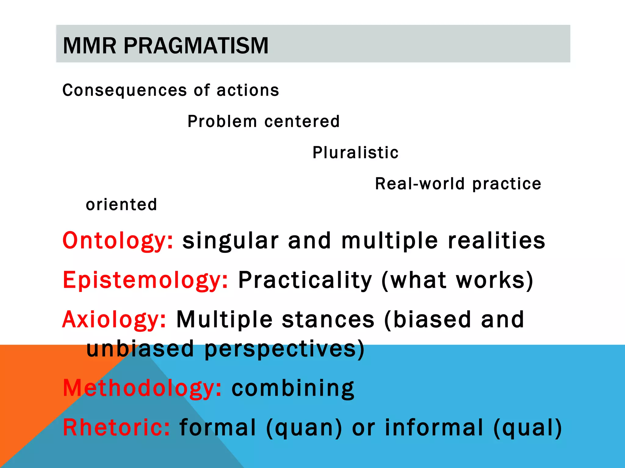 Mixed methods research2012 | PPT