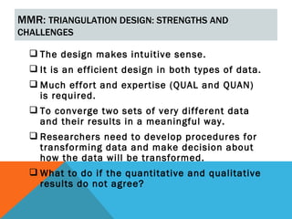 Mixed methods research2012 | PPT
