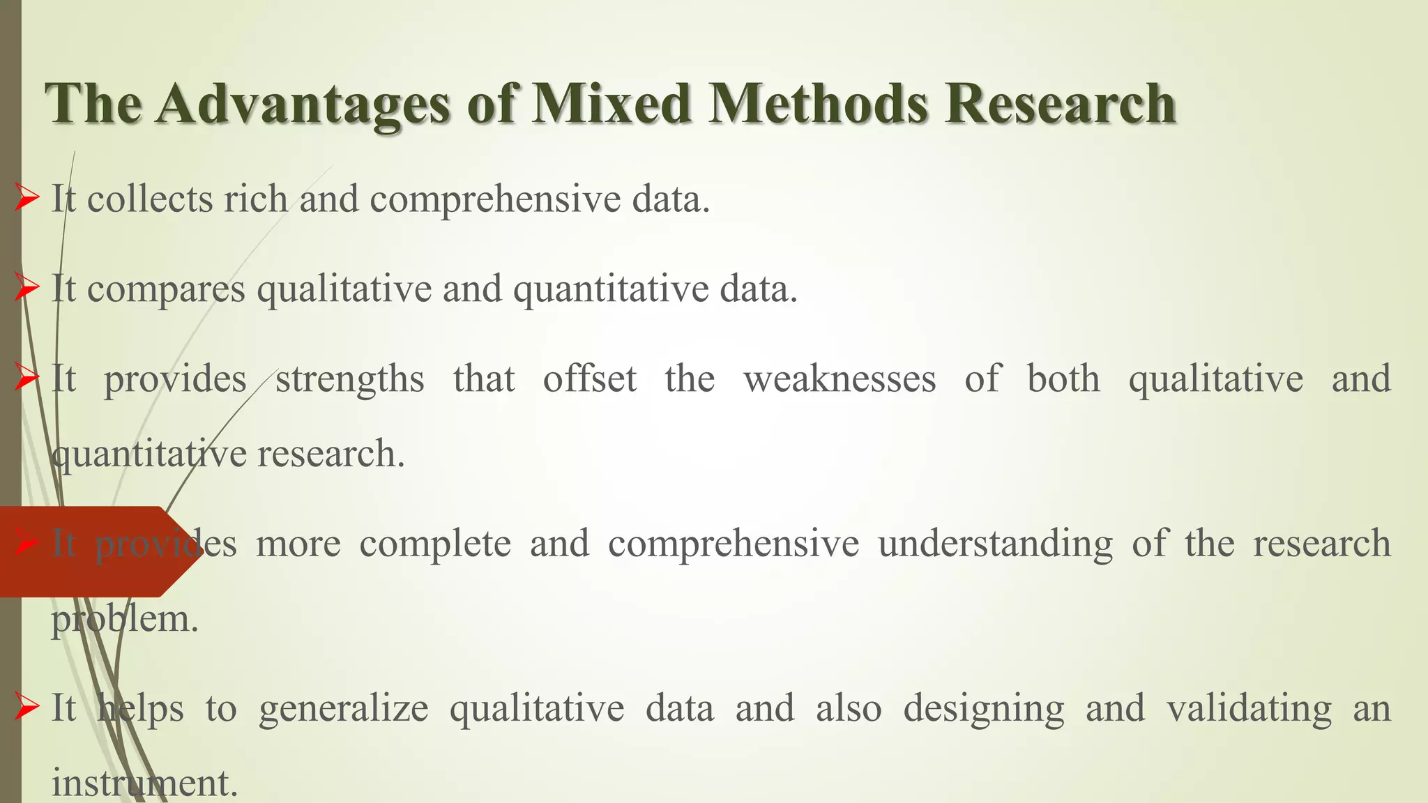 Mixed methods research | PPTX