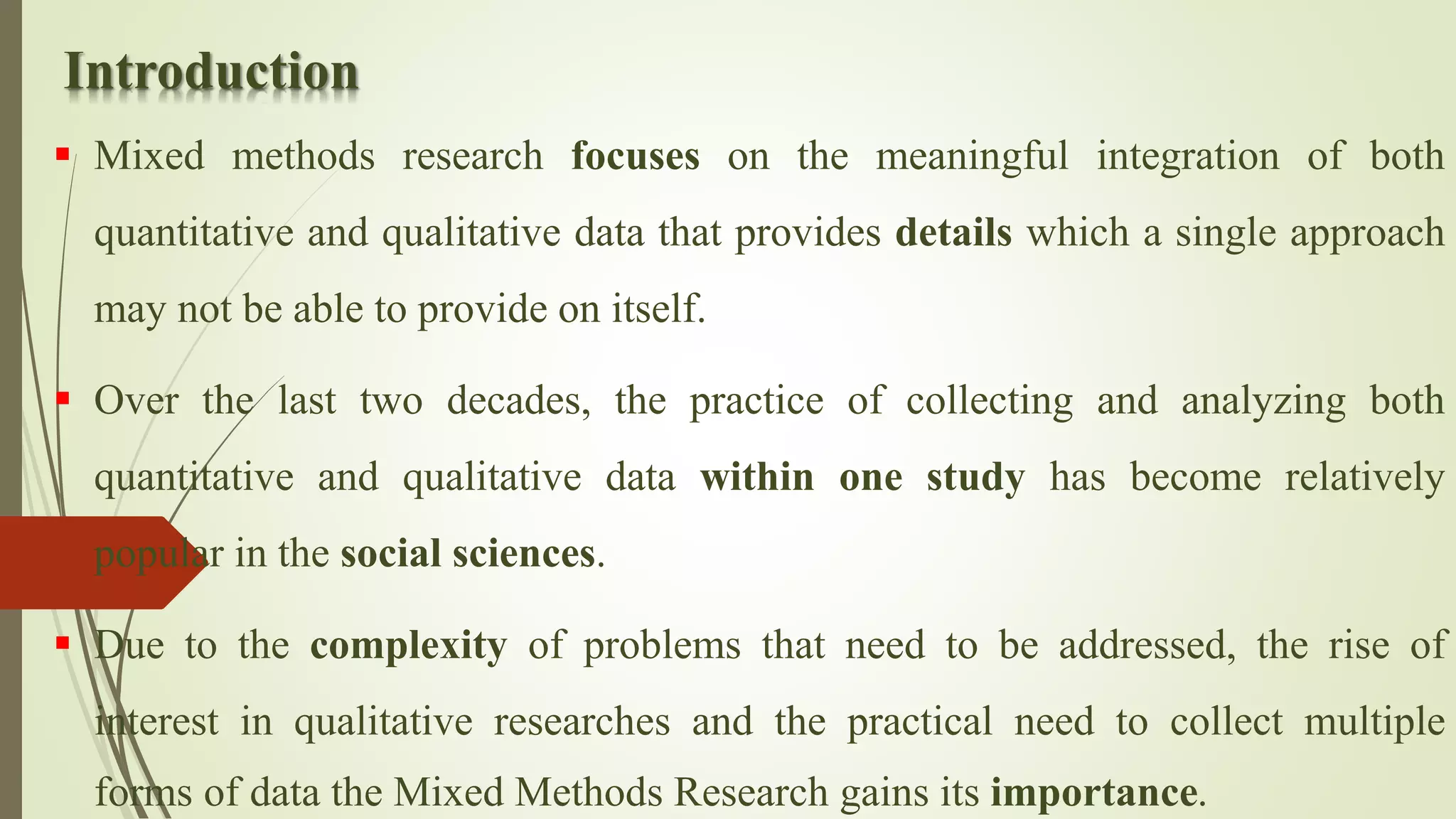 Mixed methods research | PPTX