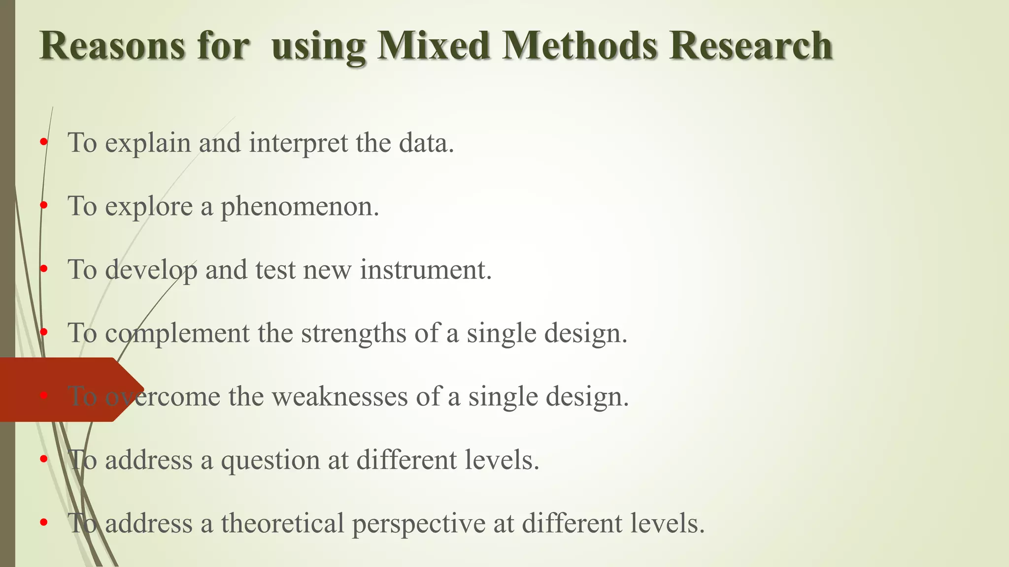 Mixed methods research | PPTX