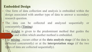 Mixed methods research | PPTX