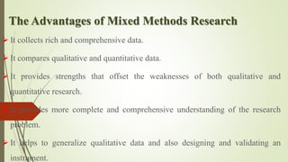 Mixed methods research | PPTX