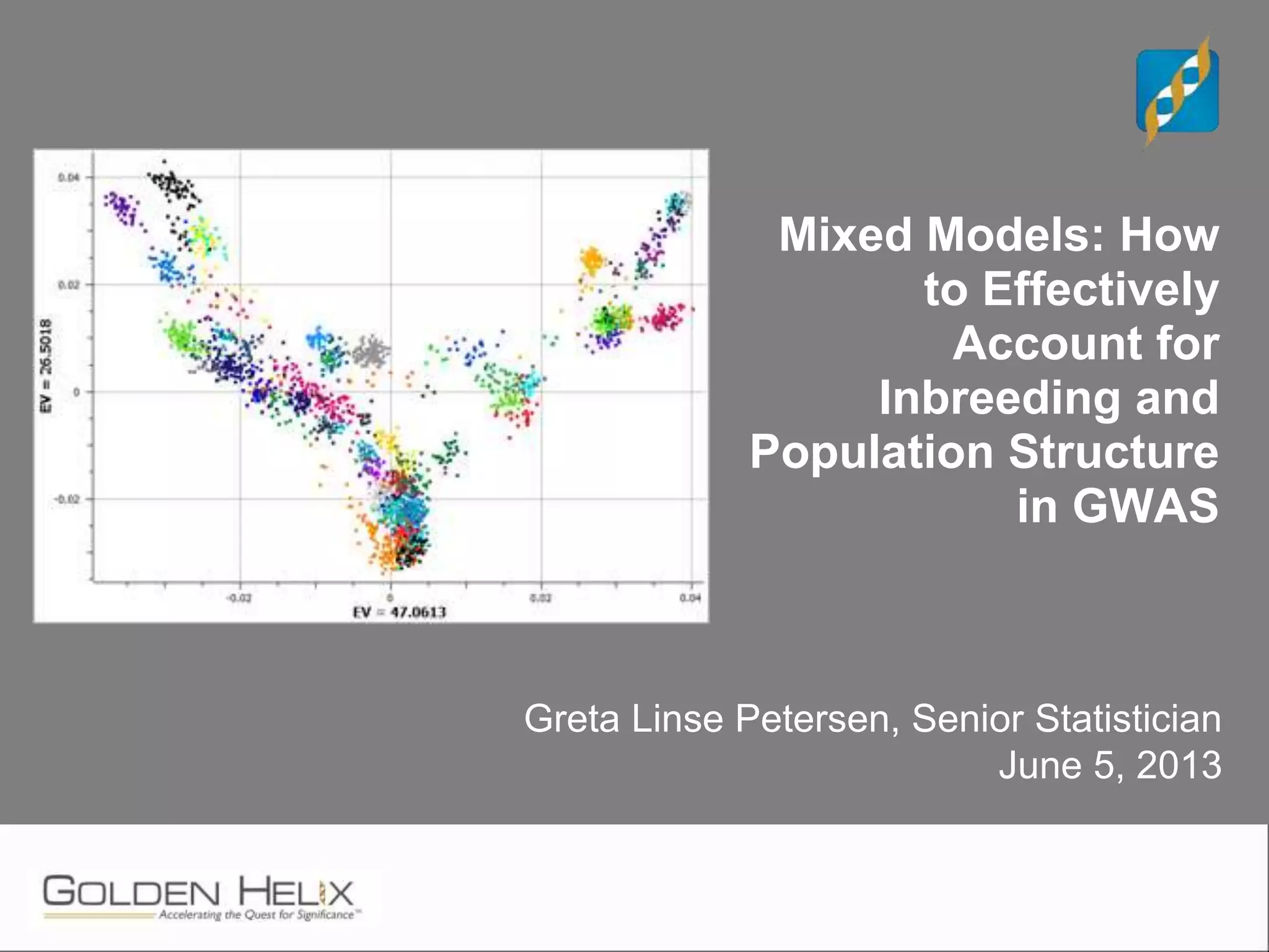 Mixed Models: How to Effectively Account for Inbreeding and Population ...