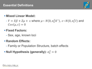 Mixed Models: How to Effectively Account for Inbreeding and Population ...