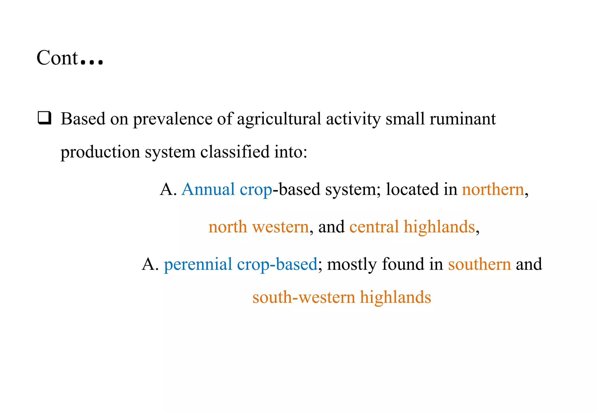 Challenges and Opportunities of Small Ruminant Production Under Mixed ...