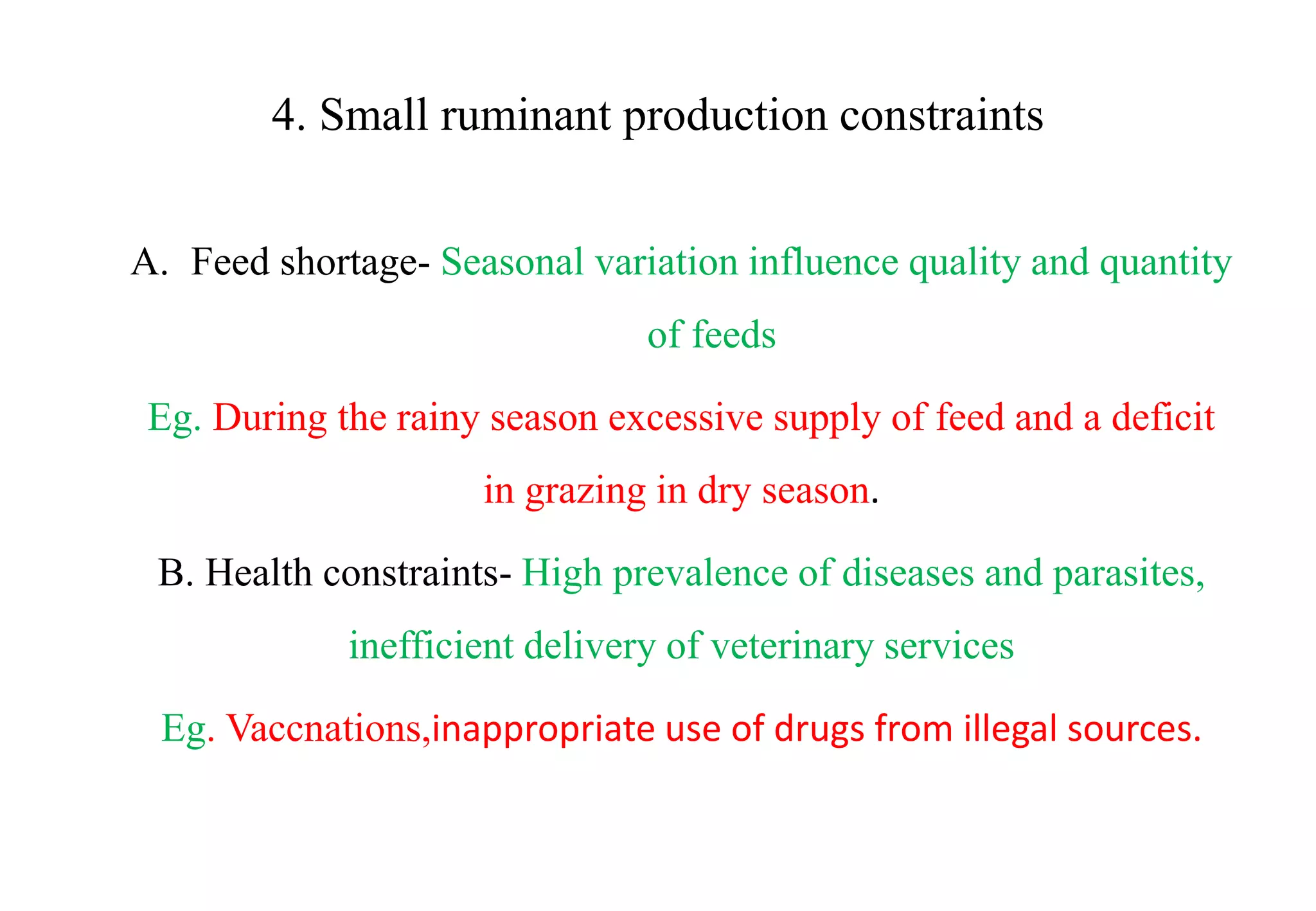 Challenges and Opportunities of Small Ruminant Production Under Mixed ...