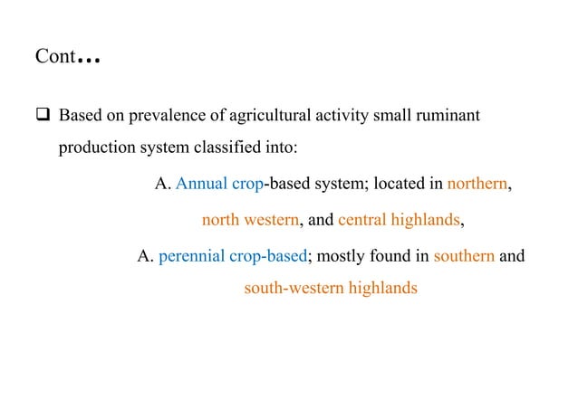 Challenges and Opportunities of Small Ruminant Production Under Mixed ...