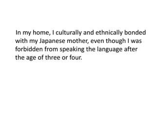 Mixed race identity | PPTX
