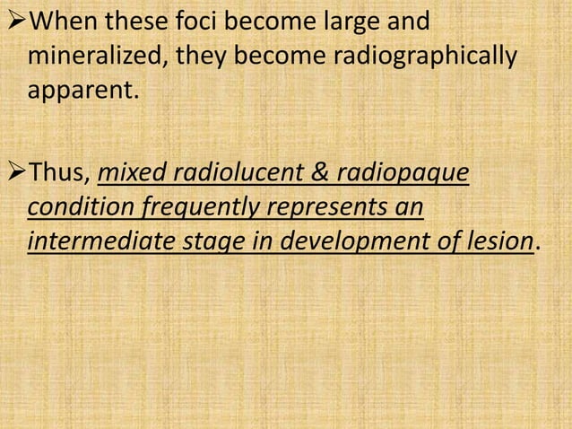 Mixed radiopaque & radiolucent lesions of jaw | PPTX | Dental Health | Diseases and Conditions