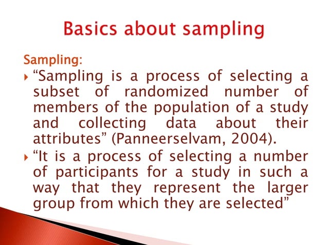 Mixed Sampling Method