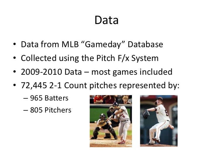 Mixed strategies in baseball Part 1
