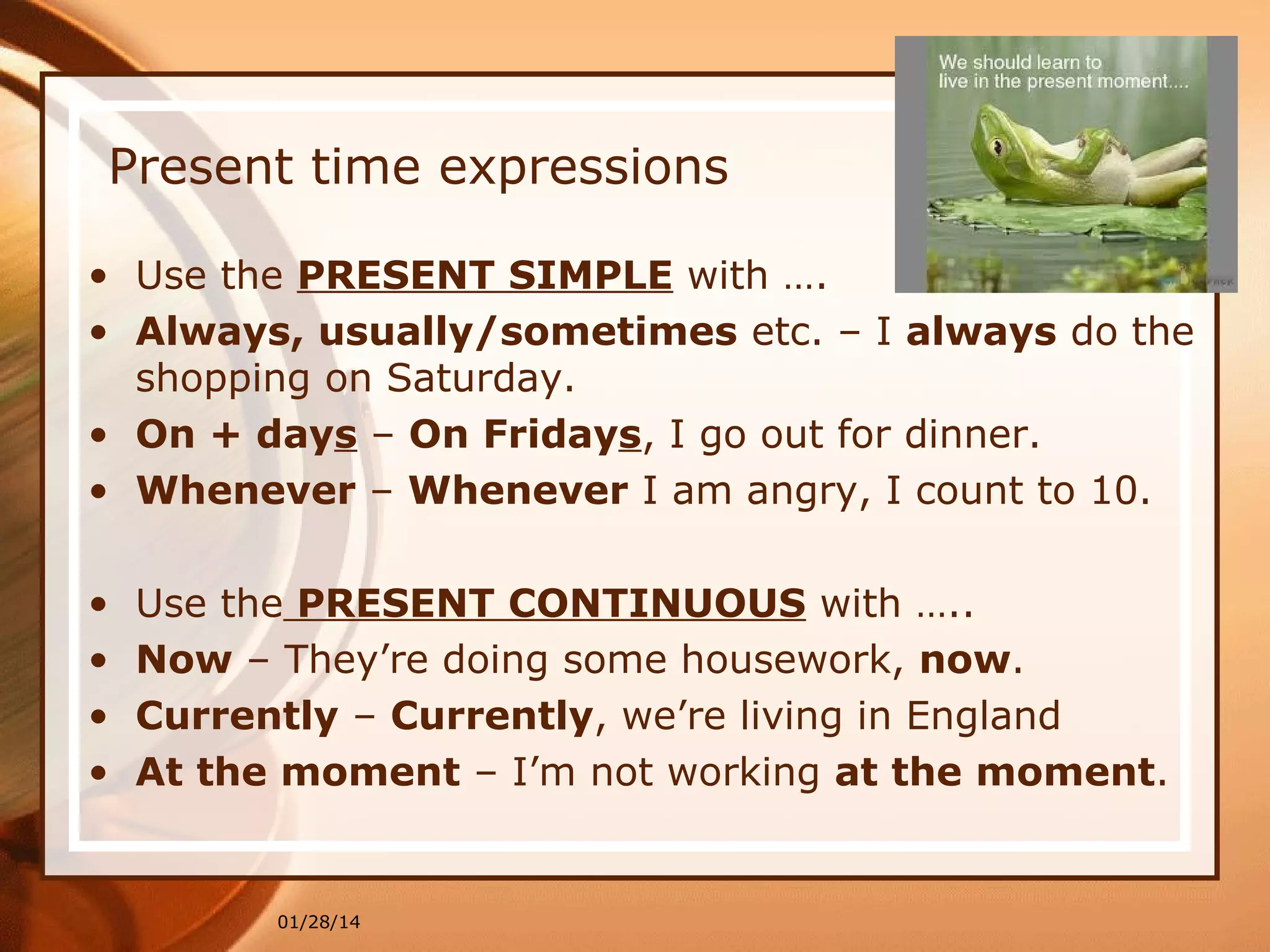 Mixed tenses | PPT