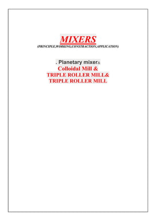 Mixer | PDF