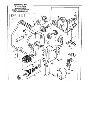 CS Unitec Mixers: EHR 13 SB | PDF