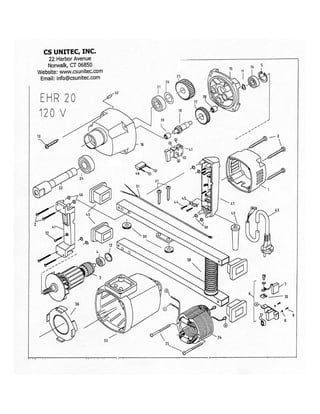 CS Unitec Mixers: EHR 20 | PDF